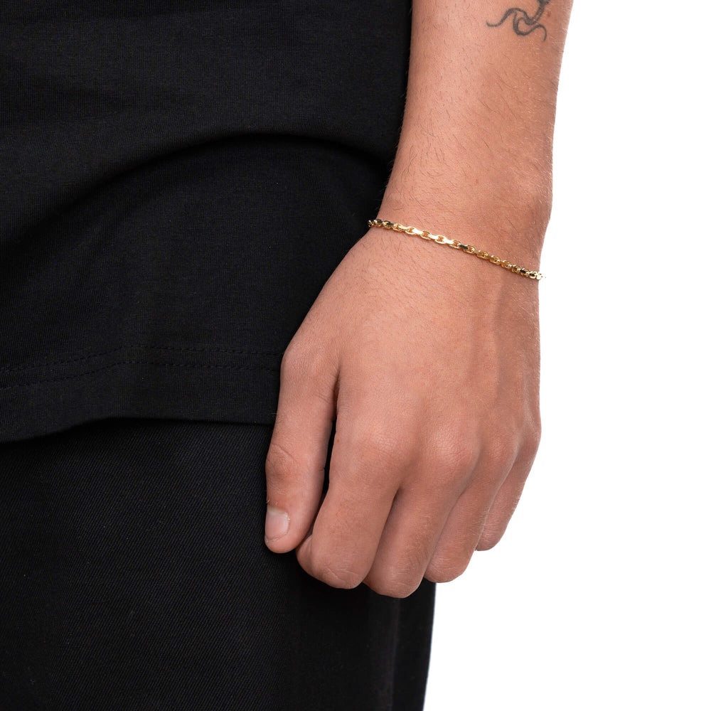 Men s bracelets 750 yellow gold Shop now at IDENTIM