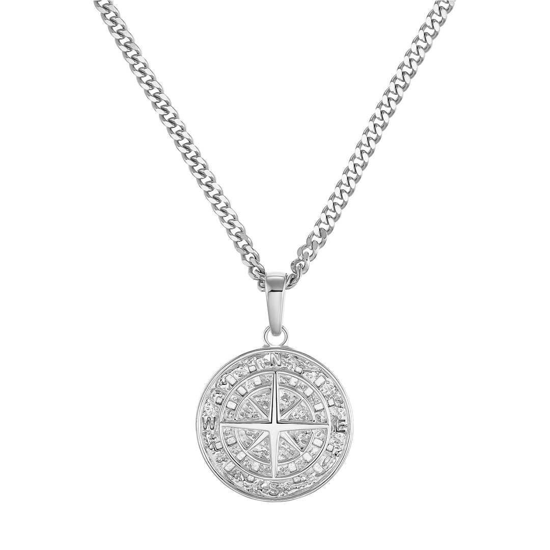 Compass necklace locket store